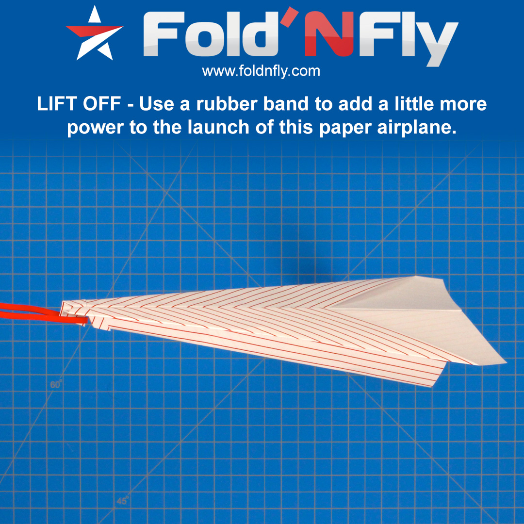 Fold 'N Fly » Lift Off Paper Airplane
