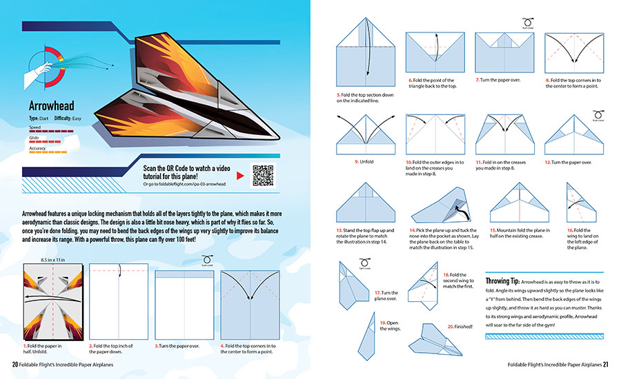 Fold 'N Fly » Store » Foldable Flight's Incredible Paper Airplanes (eBook)